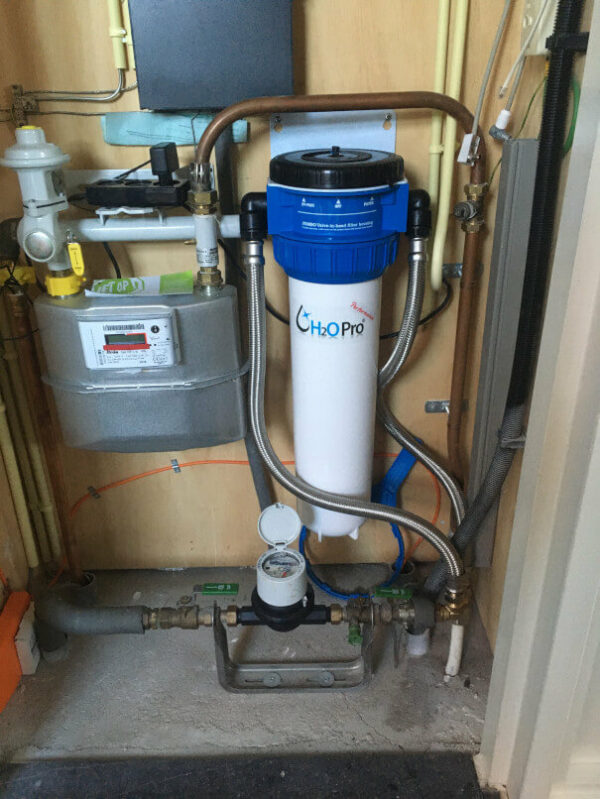 Waterontharder in de meterkast - H2O Pro
